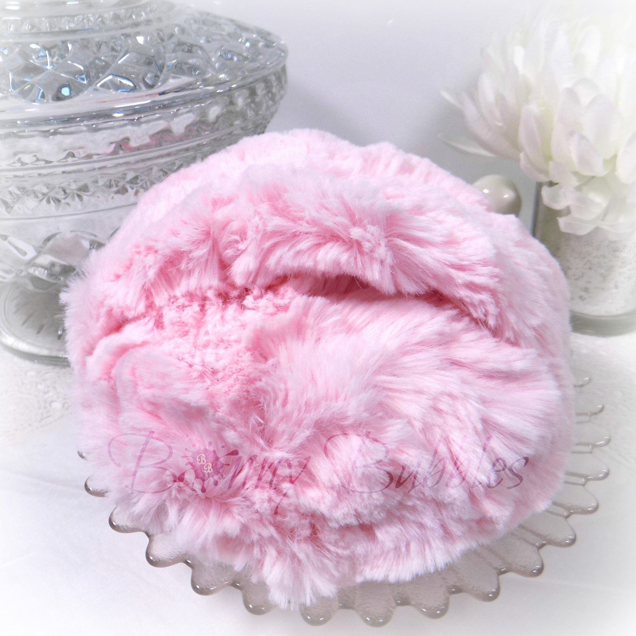 Pink Powder Puff, Large 5 Inch – Bonny Bubbles